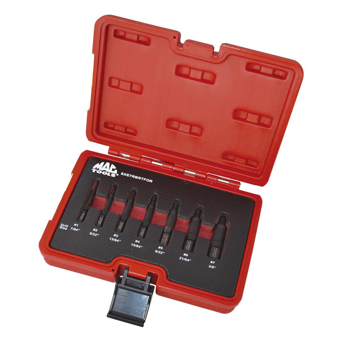 MAC TOOLS（マックツールズ） 7Pc.ADVANCEDエクストラクターセット スリーブ付き | SXE7RBRTFOR｜SXE7RBRTFOR｜製品情報｜マックメカニクスツールズ